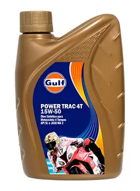 Gulf PowerTrac, óleo de motor para Motocicletas | Gulf Oil Brasil