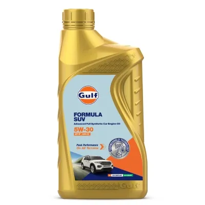 GULF Formula SUV: 5W-30 Fully Synthetic Engine Oil for SUVs
